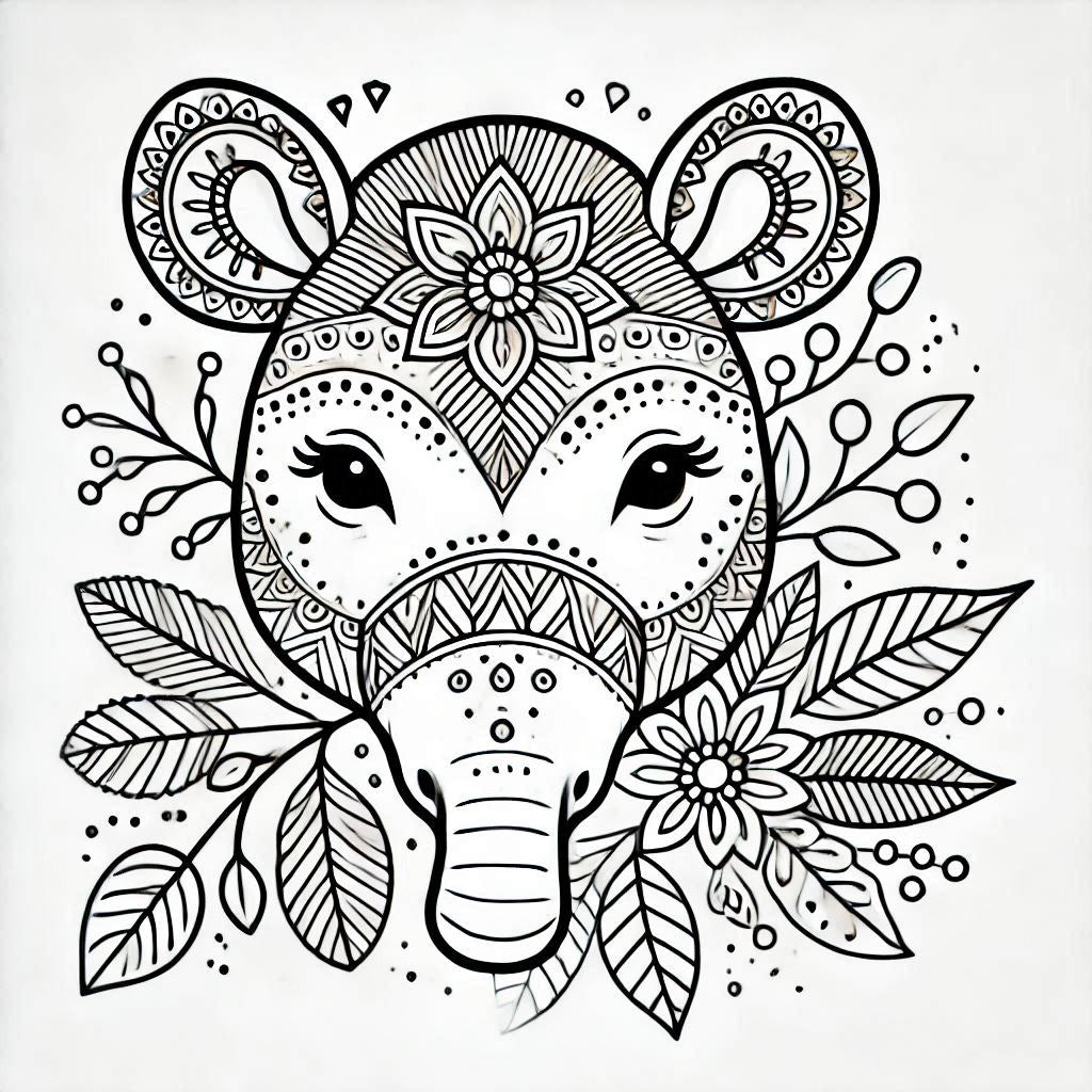 endangered animal coloring pages – Paw-fect Prints by Taz